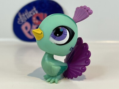 PEACOCK BIRD #2738 - Authentic Littlest Pet Shop - Hasbro LPS | eBay