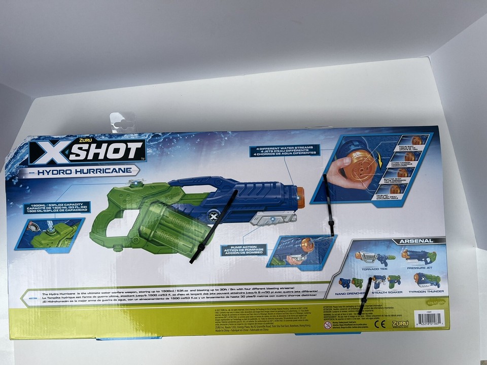NIB Zuru X-Shot - Water Warfare - Hydro Hurricane Toy!! BAM 💥 SUPER ...