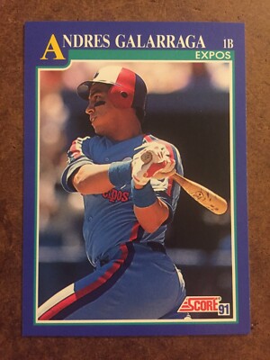 Andres Galarraga 443 Score 1991 MLB Baseball Trading Card | eBay