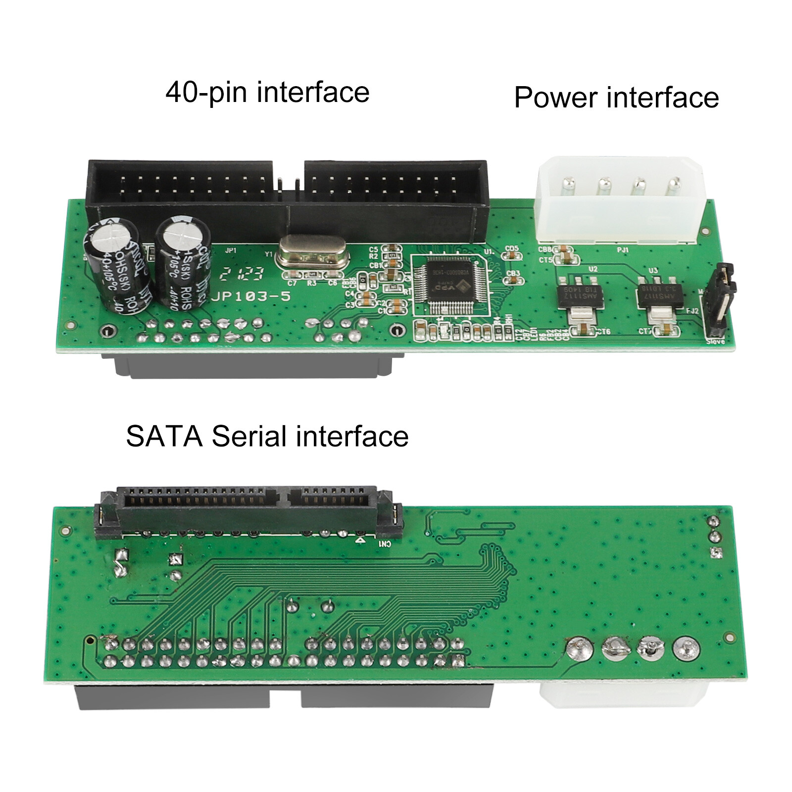 SATA to PATA IDE Hard Drive Adapter Converter 3.5" HDD Parallel to ...