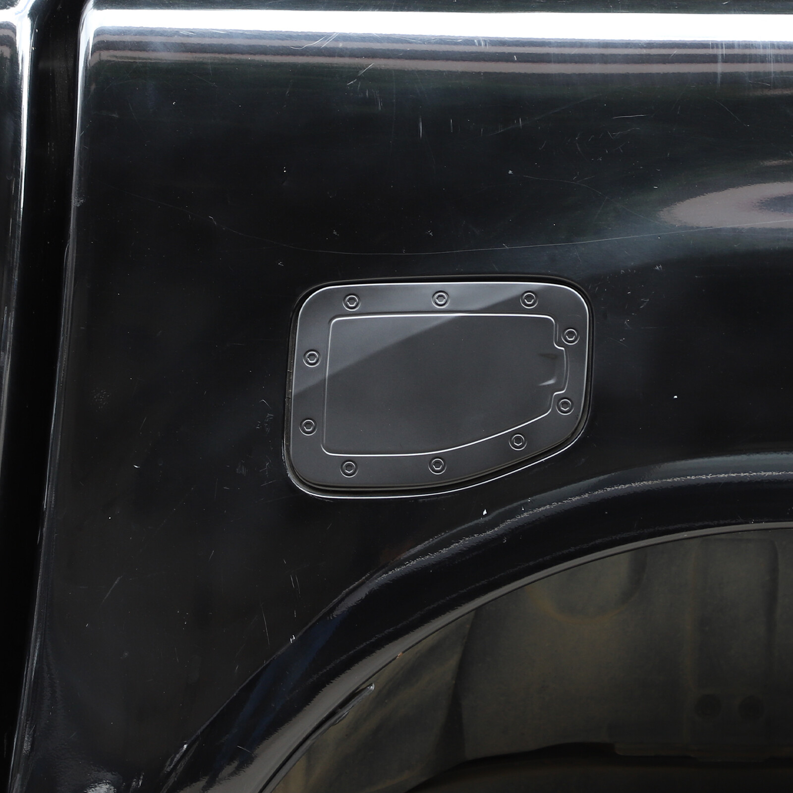 Matte Black ABS Gas Cap Fuel Cap Sticker Cover Trim For Ford Ranger ...