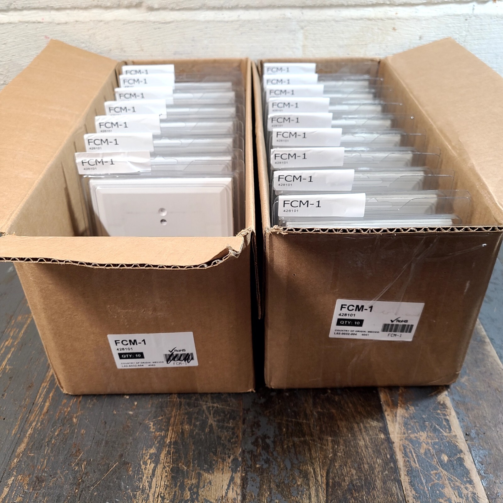 BRAND NEW NOTIFIER FCM-1 FIRE ALARM CONTROL MODULE WHITE COVER - NEW ...