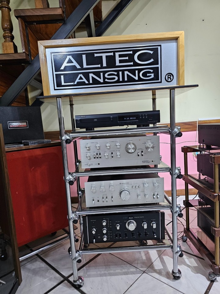 Altec Lansing Badge Logo Emblem Made Wood and Metal New Item | eBay