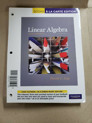 Linear Algebra, 4th edition, Loose Leaf, Lay 9780321780720| eBay