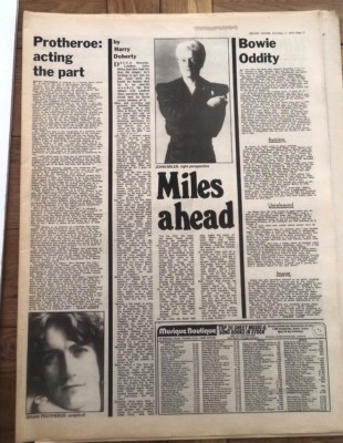 JOHN MILES BRIAN PROTHEROE 1975 UK ARTICLE / clipping | eBay