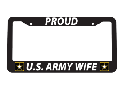 Military License Plate Frames