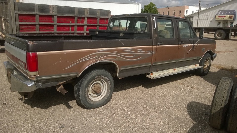 Door Shell Driver Rear Crew Cab F250 F350 Ford Truck 1987-96 87 91 92 ...