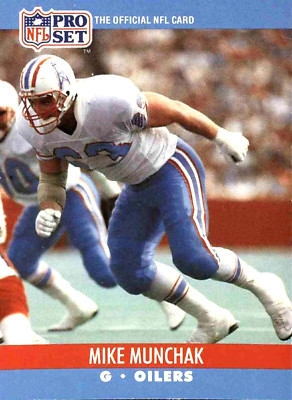 1990 Pro Set #518 Mike Munchak Houston Oilers HOF | eBay