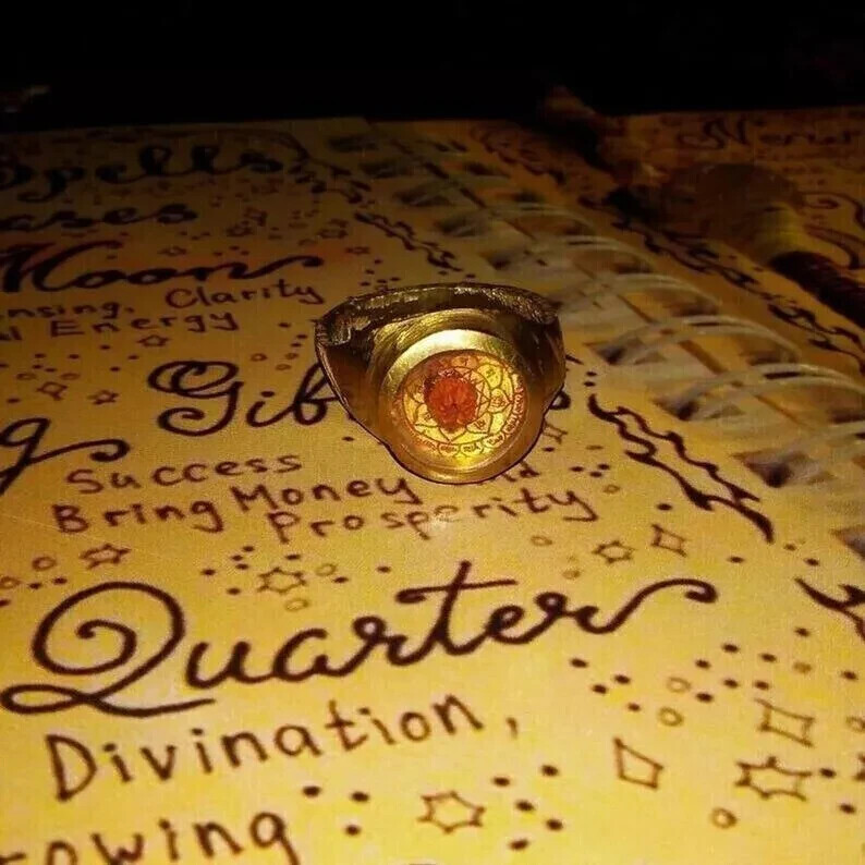 Trillionaire Maker Real Magic Ring Wealth Lottery Money Success Ring A ...