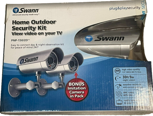Swann Home Outdoor Security Camera Kit w/ Bonus Imitation Camera | eBay