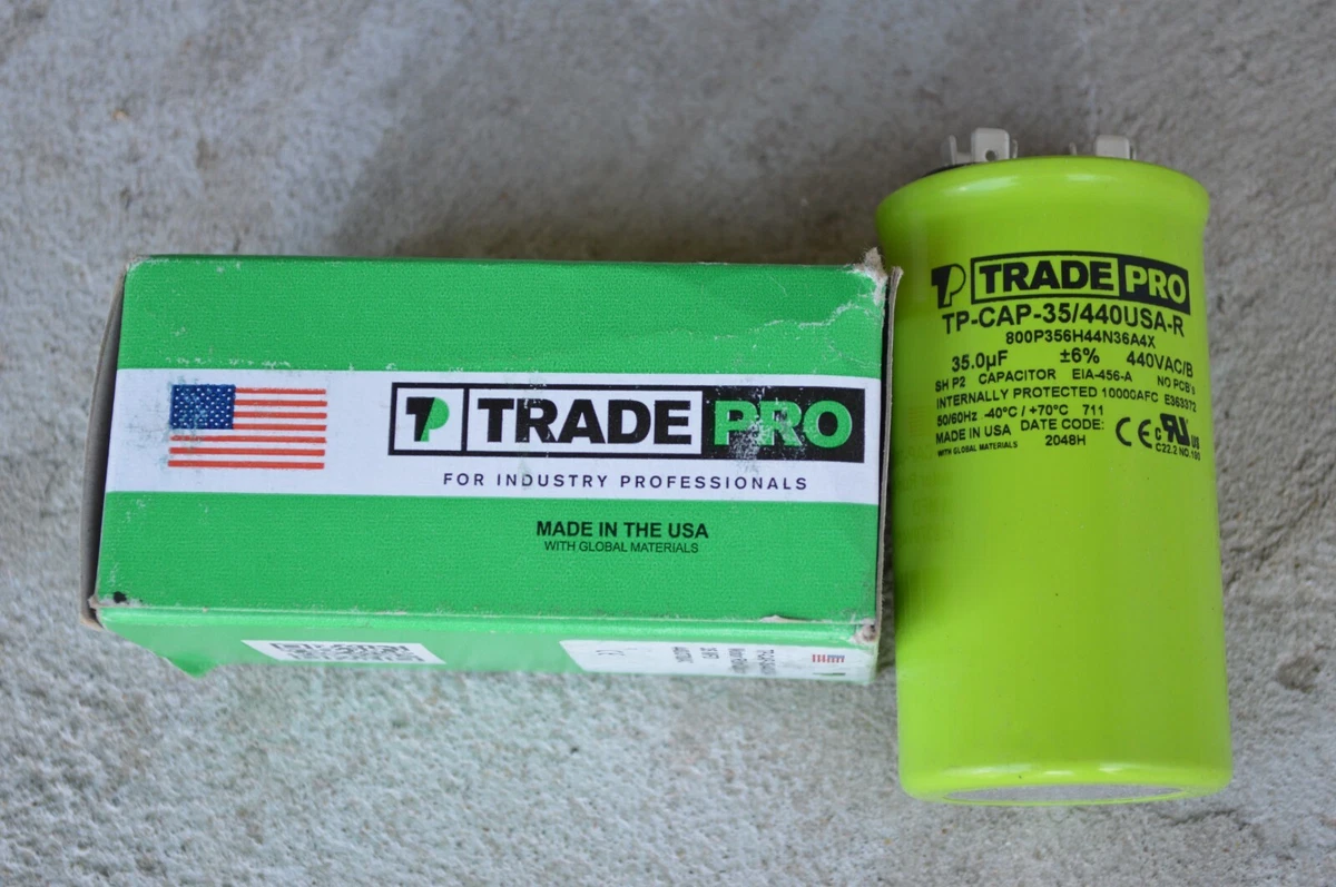 TRADE PRO ROUND Motor Run Capacitor 45/5MFD 440/370V 2, 45% OFF