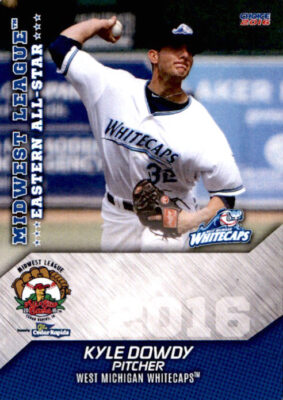 2016 Midwest League All-Stars Choice #30 Kyle Dowdy San Diego ...