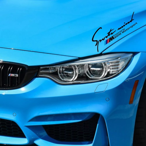 SPORTS MIND Powered By M BMW Motorsport Vinyl STICKER Decal F10 F20 F30 ...