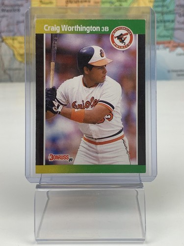 SHIPS SAME DAY Donruss 89 Baseball Card Craig Worthington #569 ...