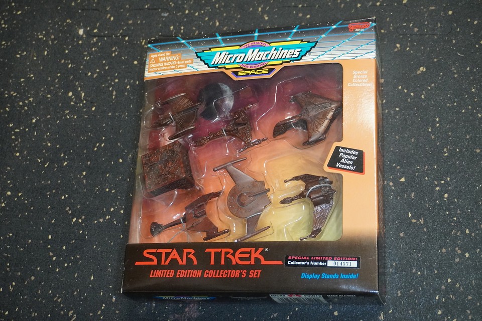 Micro Machines Space Star Trek USS Enterprise and Alien Vessels 66124 ...