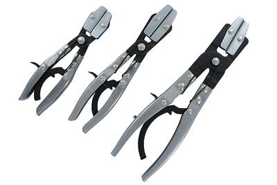 3pcs Hose Pincher Plier Set (8" 10" 12") Steel Ratcheting Clamp ...