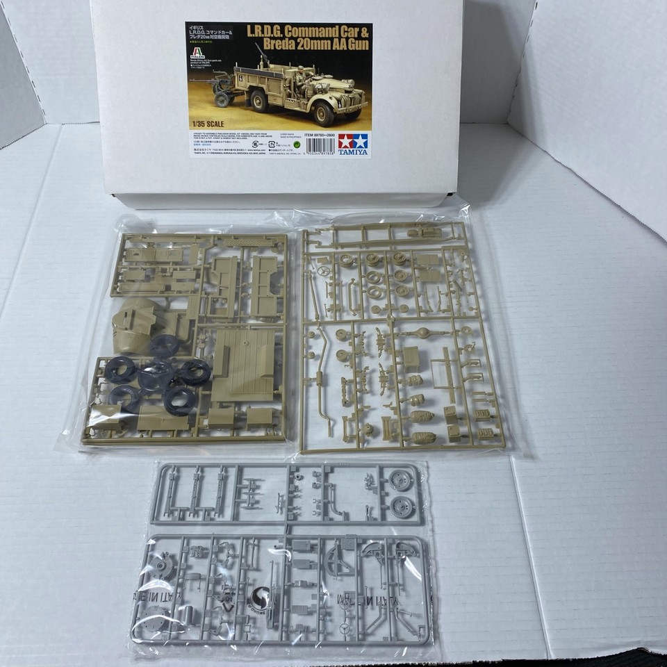 Tamiya 1/35 British L.R.D.G. Desert Chevrolet & Breda Gun 89785 New ...