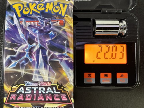 Pokemon Astral Radiance Booster Pack Sealed 22.03g 3.70mm Heaviest! | eBay