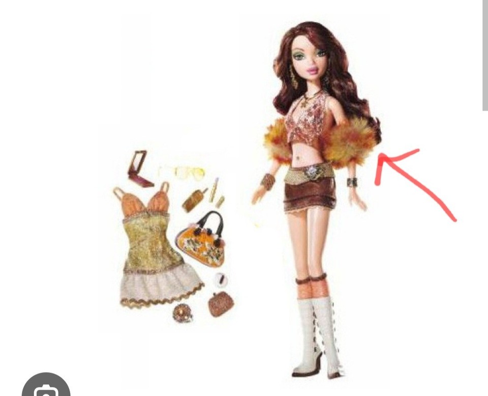 My Scene Chelsea Faux Fur Orange Brown wrap/shawl/stole Clothing ...