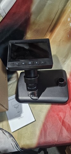 4.3″ Coin Microscope LCD Digital Microscope 1000X PC View - Black ...