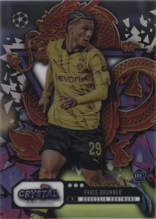 2023-24 Topps Crystal Premium Ucl - Paris Brunner #22 Red Dragon Image ...