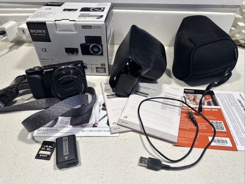Sony Alpha NEX-3N Mirrorless Digital Camera with 16-50mm Lens ...