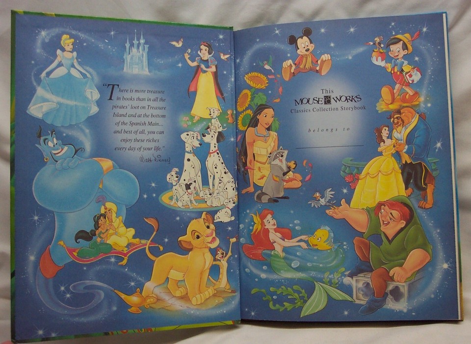 VINTAGE 1998 WALT DISNEY Pixar A BUG'S LIFE Classic Storybook Hardcover ...