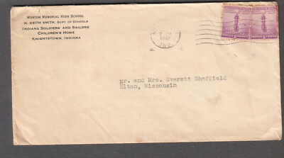1942 cover Morton High School Indiana Soldiers Sailors Children Home ...