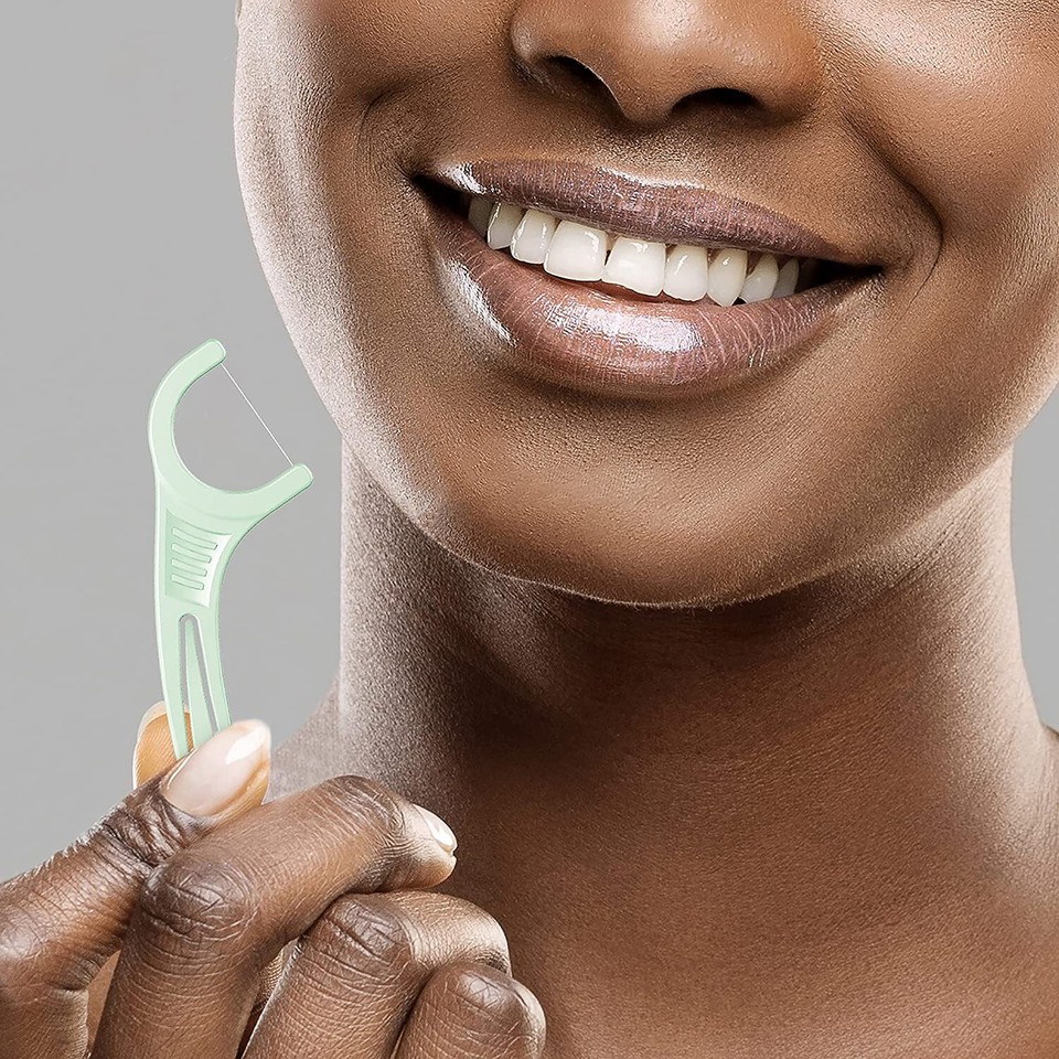 300 CT Plackers Micro Mint Dental Floss Tooth Picks Plastic Oral Teeth ...