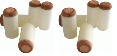 10 x 11 or 12 mm PUSH On TIPS For POOL or SNOOKER CUES - Easy Quick ...