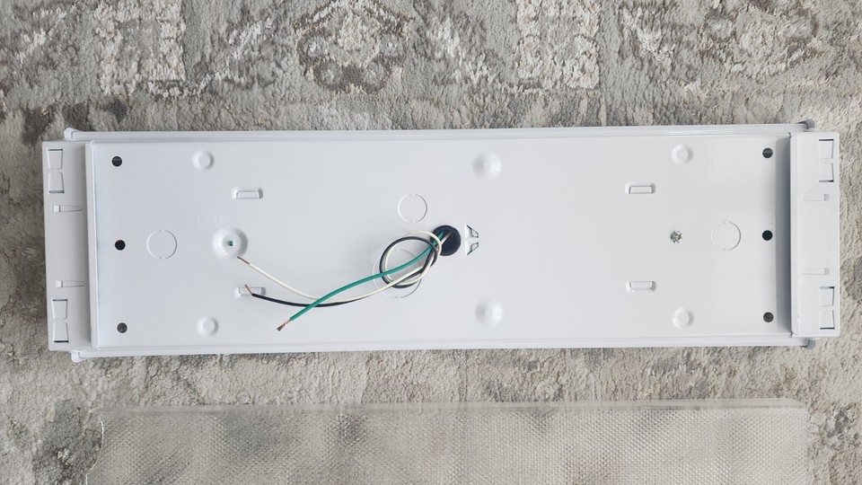 Progress Lighting White Two-Light, 2 ft Modular Fluorescent, Model ...