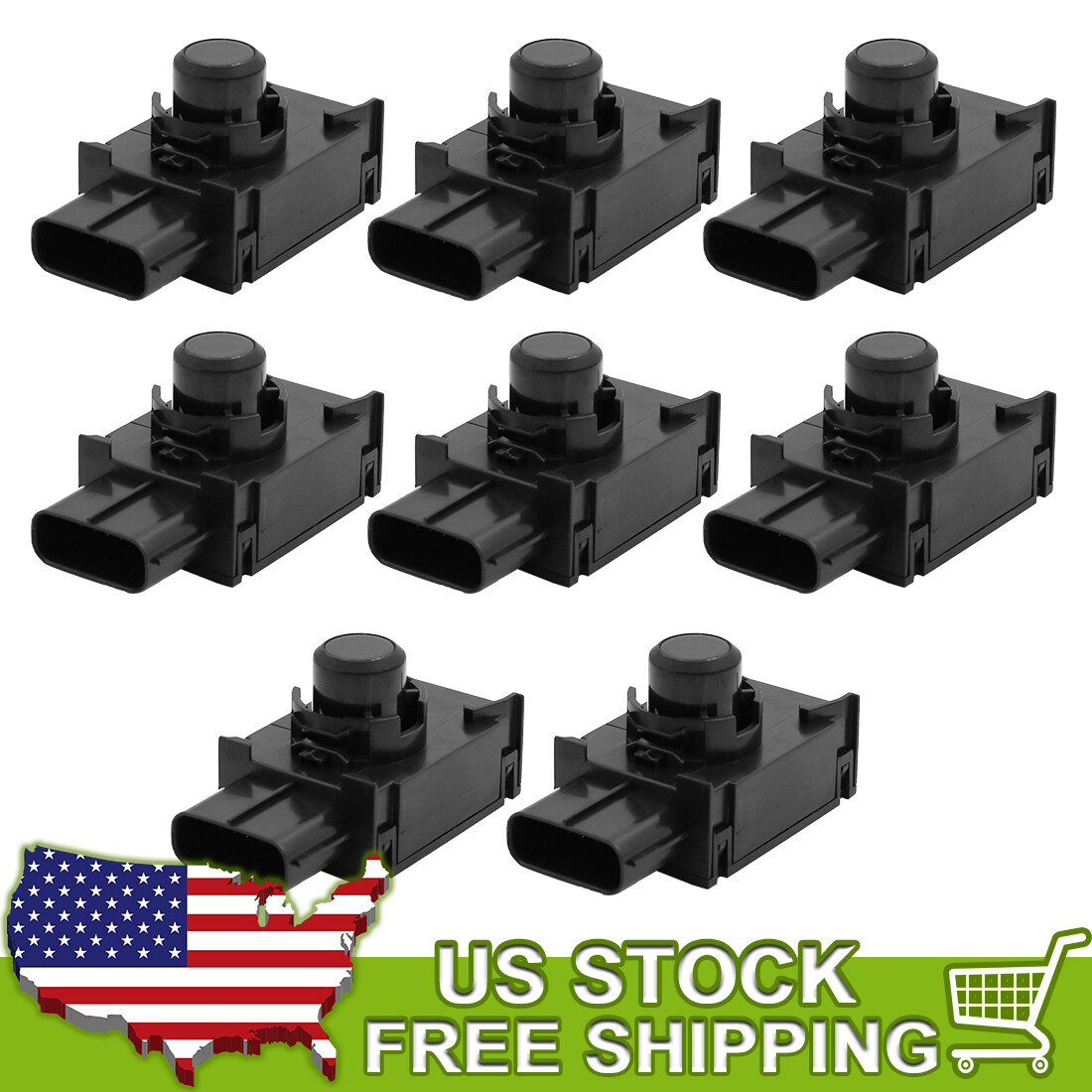 8pcs 89341-33110 Car Bumper PDC Parking Assist Sensor for Lexus Es350 ...