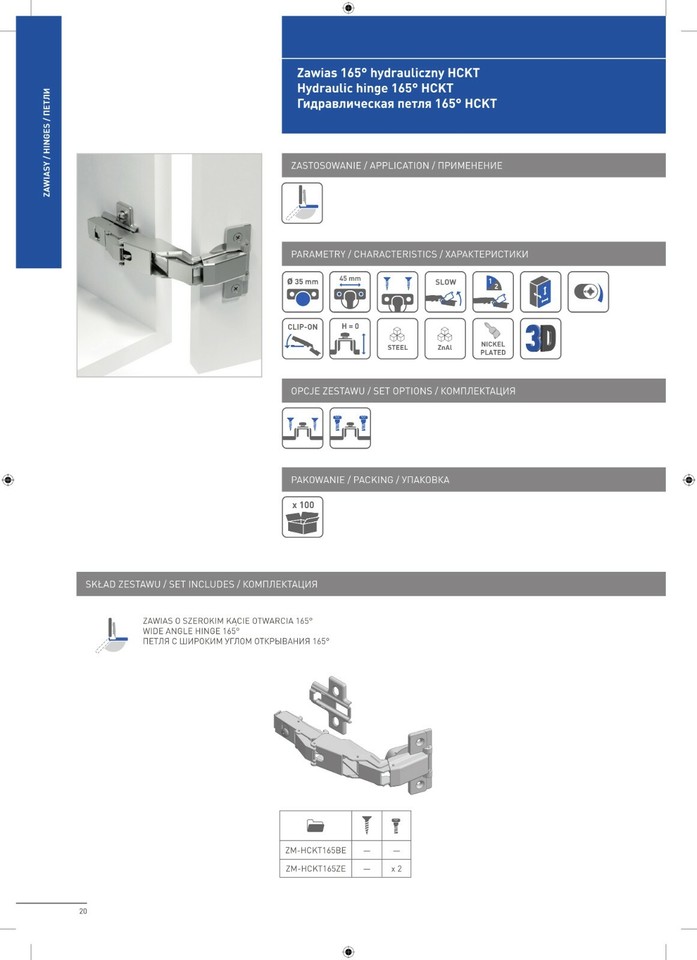 Soft Close 165 Degree Kitchen Cabinet Cupboard Concealed Angular Corner ...
