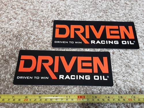 Lot of 2 DRIVEN Oil Joe Gibbs Racing Decals Stickers Outlaw NHRA Nascar ...