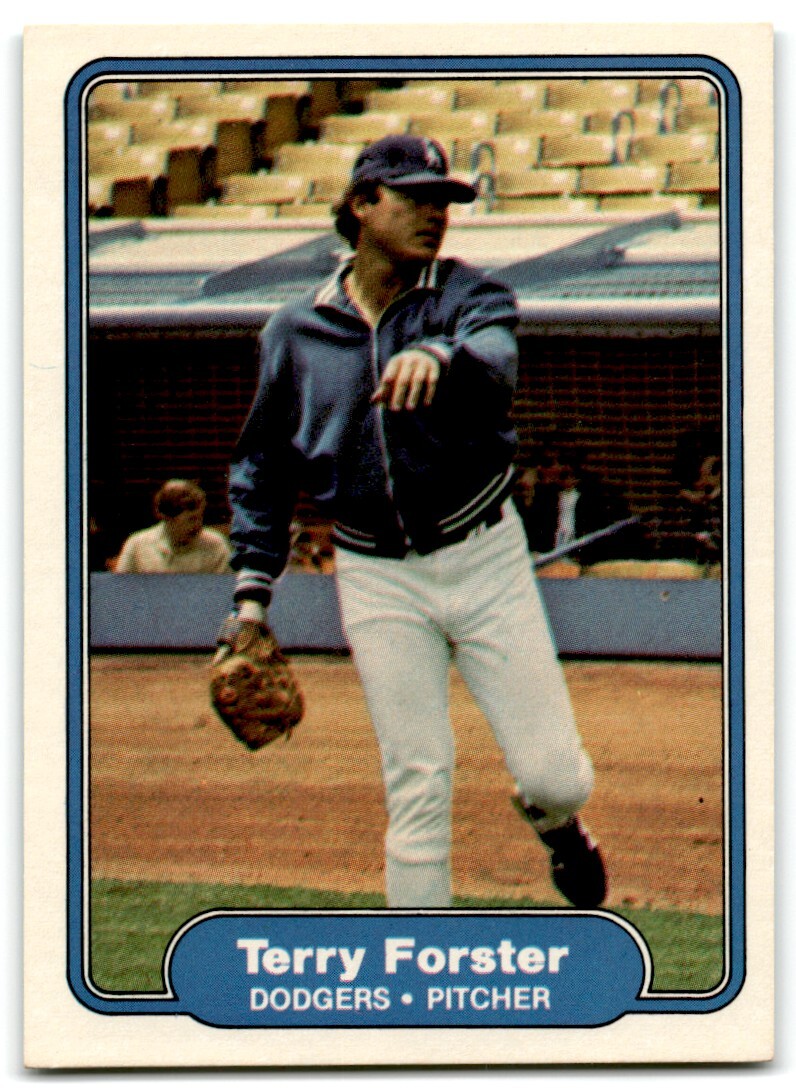 1982 Fleer Terry Forster Los Angeles Dodgers #4 | eBay