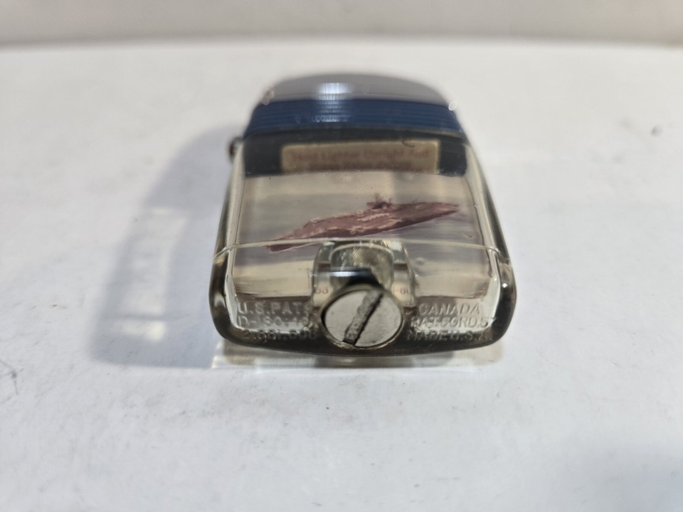 NOS Vintage Scripto VU Lighter USS AMERICA CV-66 Navy Military CARRIER ...