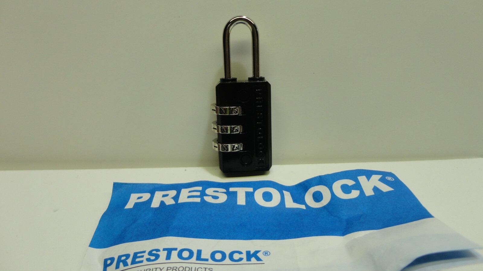 Prestolock Keyless 3 Digit Combination Steel Shackle Padlock *Free ...