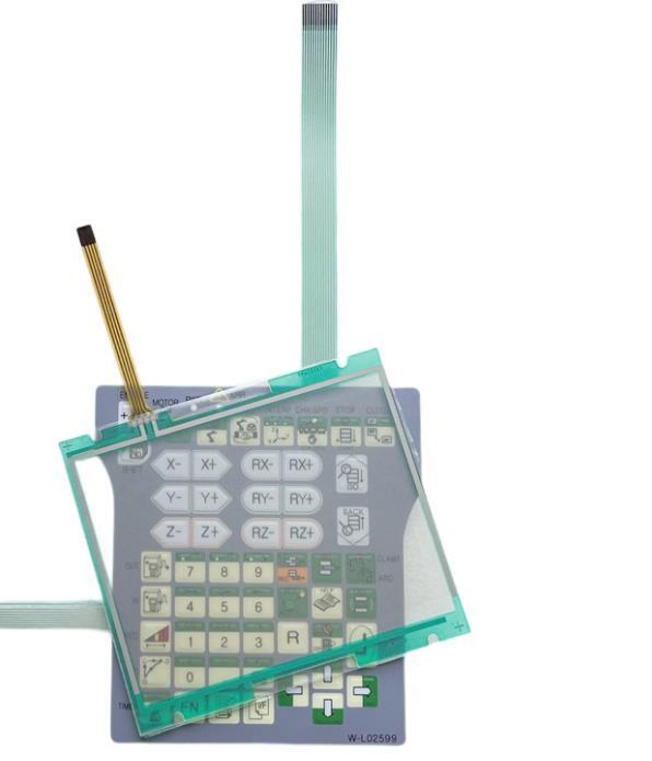 Touch glass and Membrane Keyboard for OTC W-L02140 TP-4131S1 TTP ...
