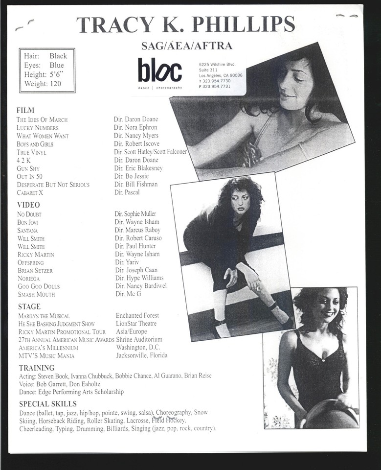 Tracy Phillips - 8x10 Headshot Photo w/ Resume - Model | eBay