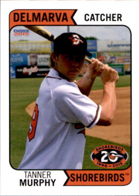2015 Delmarva Shorebirds Choice #28 Tanner Murphy Phoenix Arizona ...