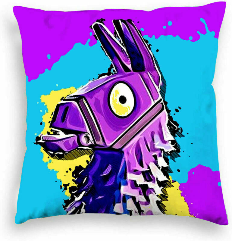 Fortnite Game Pillow Case Short Plush Cushion Cover Home Sofa Decor 45 ...