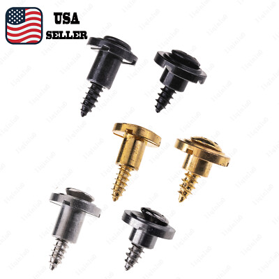 3 Color 1 Pair Vintage Style Round Guitar String Guides Trees For Strat ...