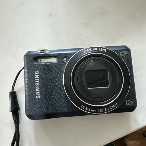 Samsung WB35F 12X Zoom Digital Camera Wi-Fi Compact Point & Shoot blue ...