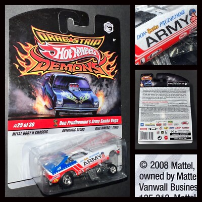 MOC Hot Wheels Drag Strip Demons Don Prudhomme's Army Mongoose Snake ...