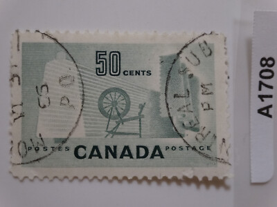 50 Cents Cotton Weave Canada/Canadian Postage Stamp | eBay