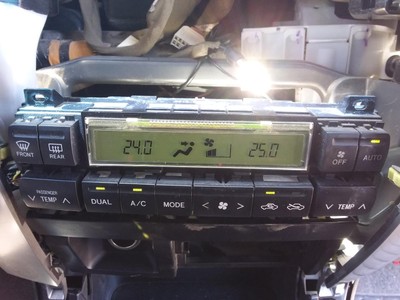 TOYOTA PRADO HEATER/AC CONTROLS 120 SERIES, CLIMATE CONTROL TYPE, 02/03 ...