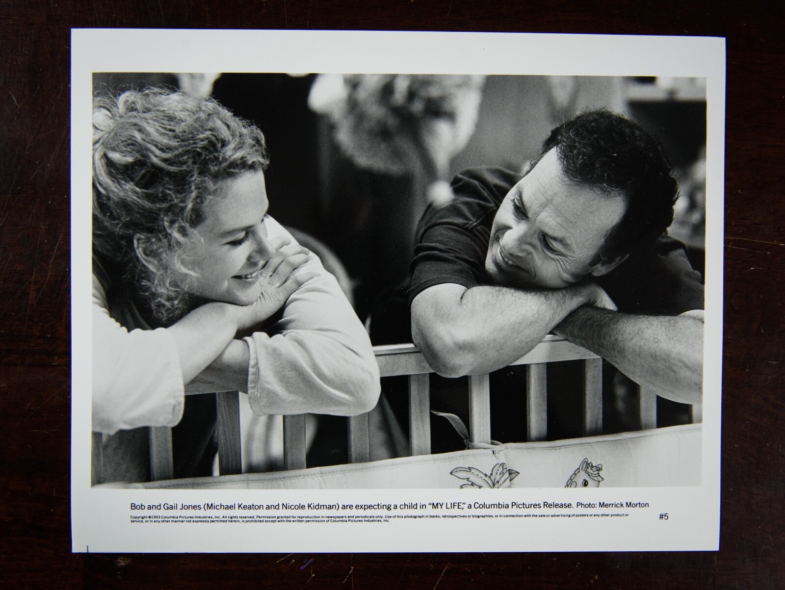 "My Life" (1993) movie press kit photo - Michael Keaton, Nicole Kidman ...