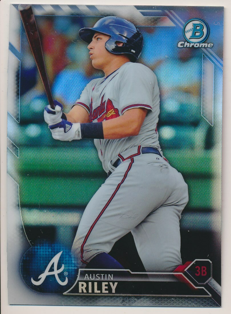 AUSTIN RILEY BDC-165 2016 Bowman Chrome REFRACTOR RC BRAVES | eBay