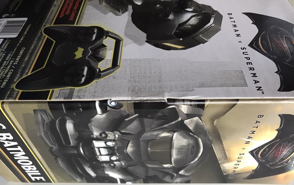 NEW AIR HOGS Batman V Superman BATMOBILE Remote Control RC Vehicle ...