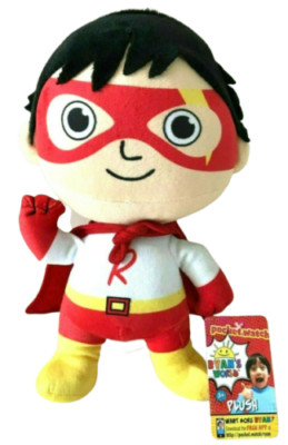 12 inch Ryan’s World RYAN Plush Red Titan Super Hero Stuffed Toy. New ...